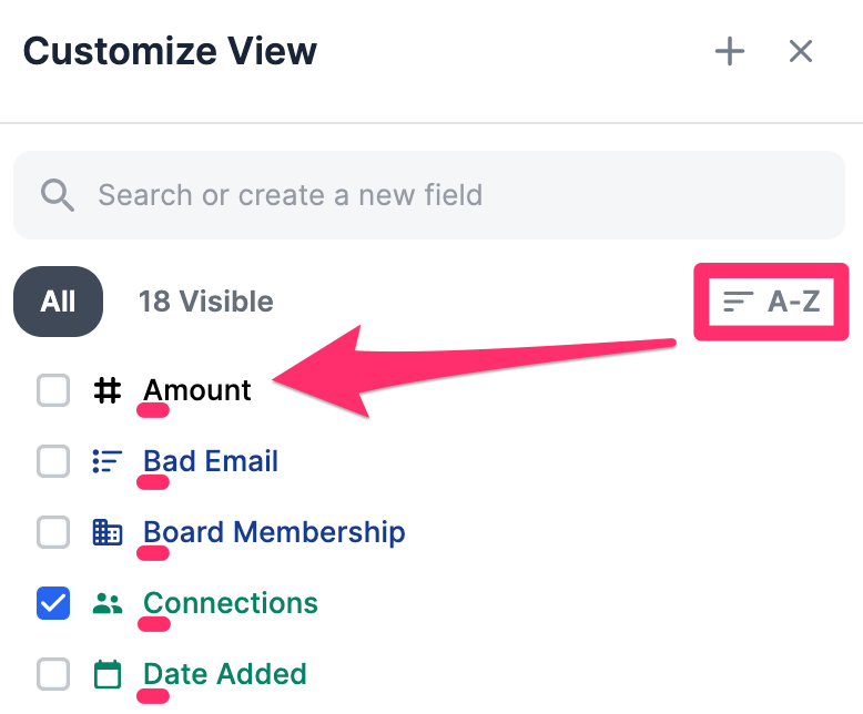 How to customize saved views in your lists