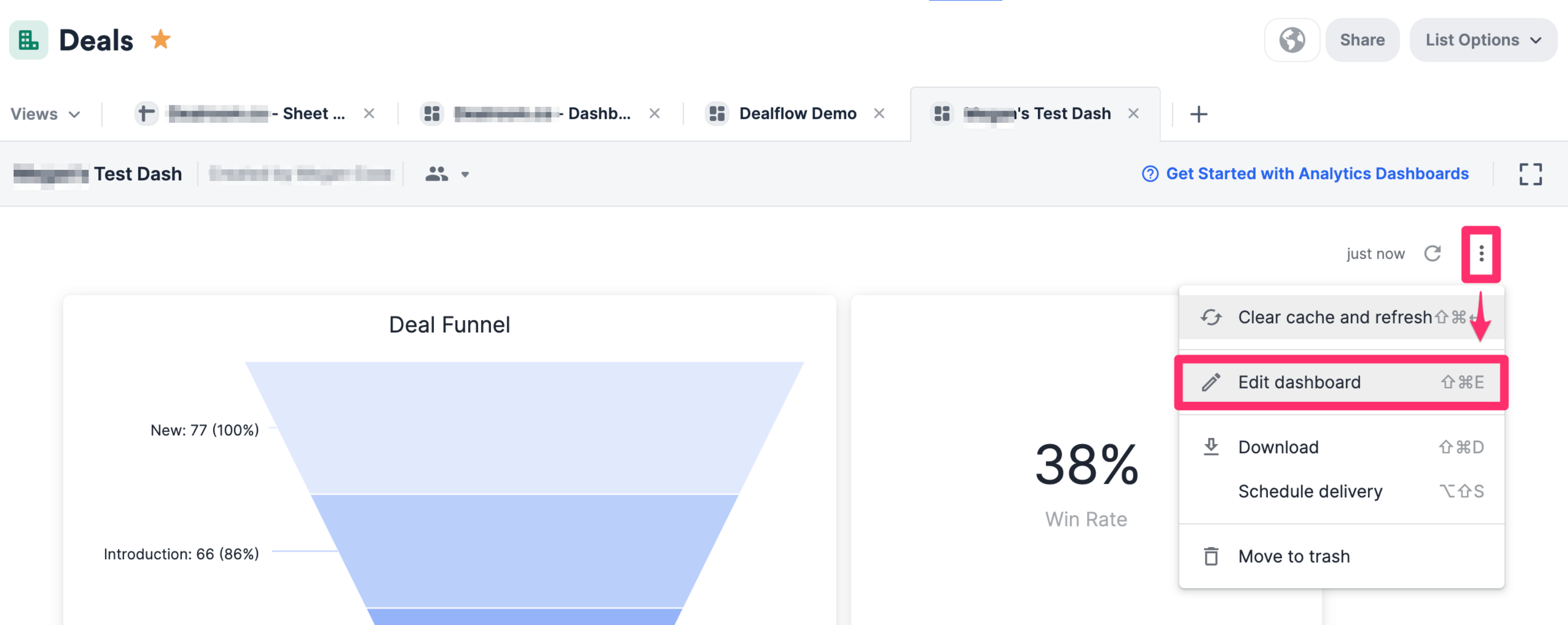 How to set win ratios in Affinity Analytics