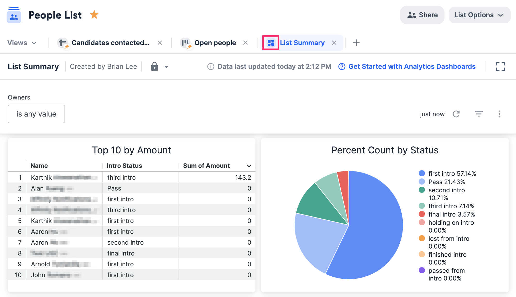 Getting started with lists in Affinity