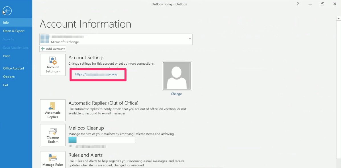 How to find your custom EWS URL