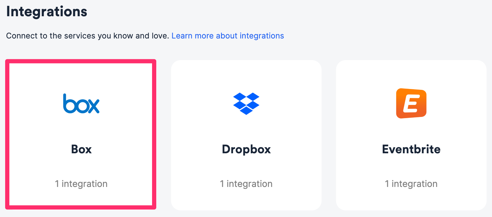 How to integrate Affinity with Box