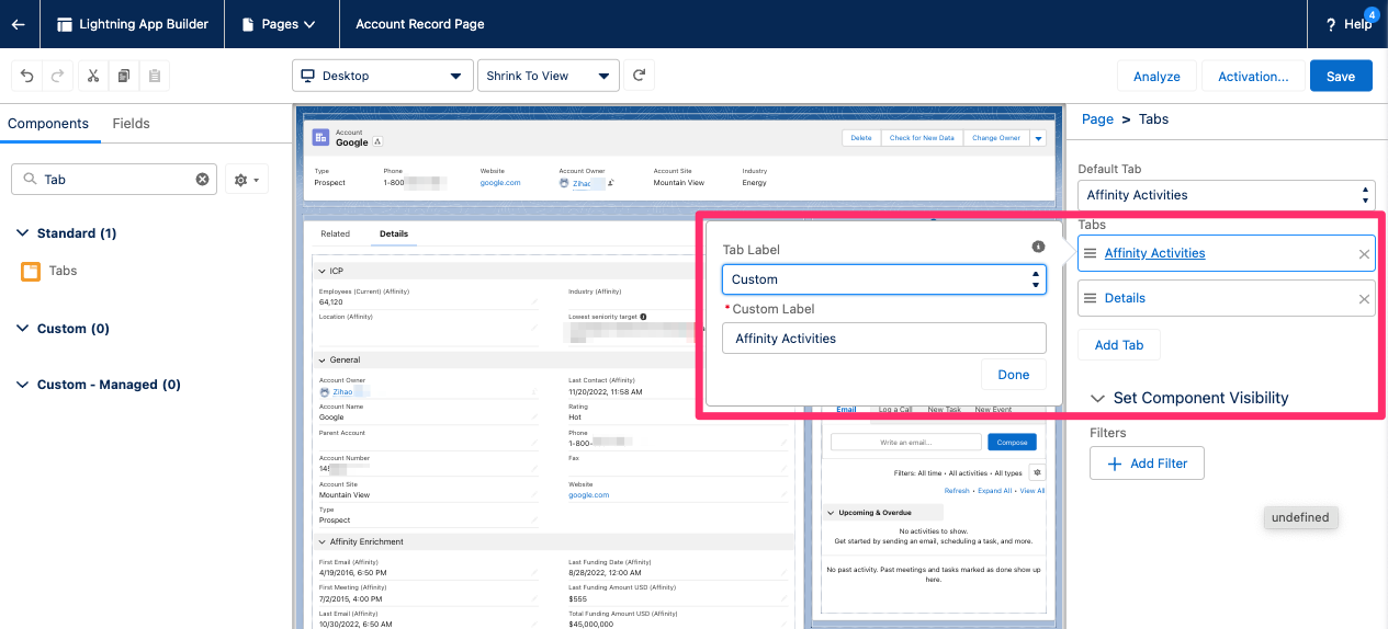 How to use Affinity for Salesforce