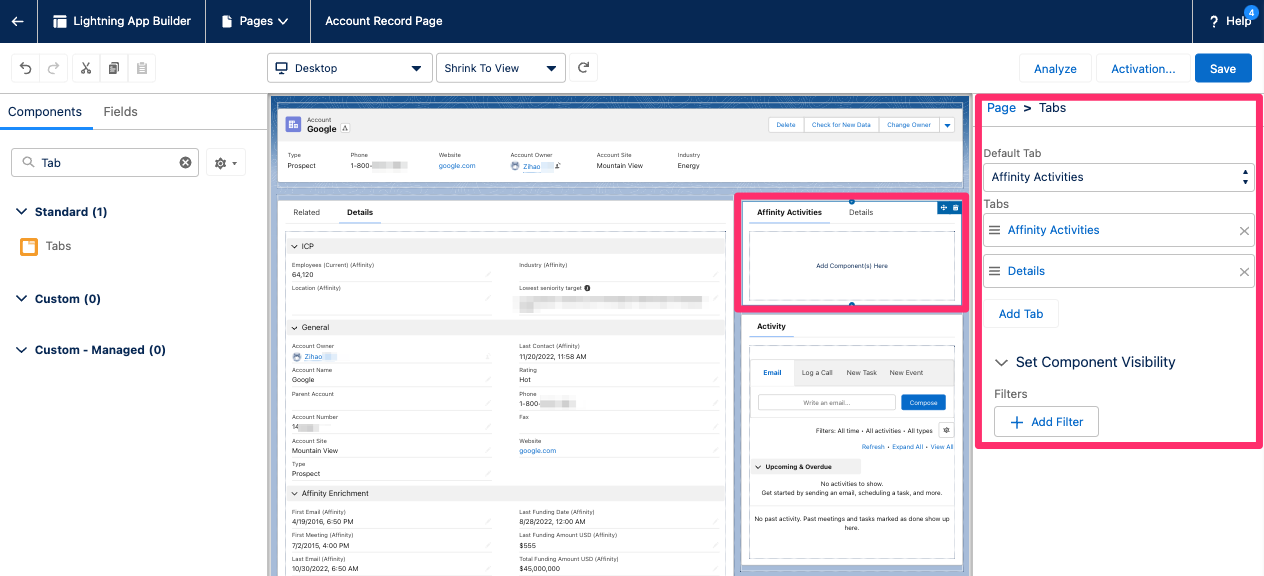How to use Affinity for Salesforce