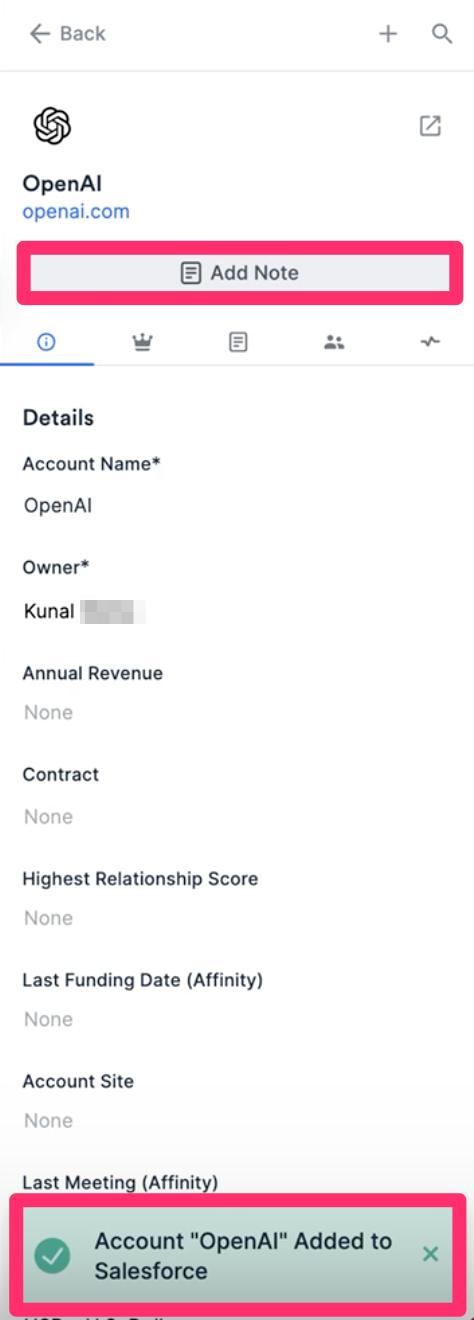 How to use Affinity for Salesforce