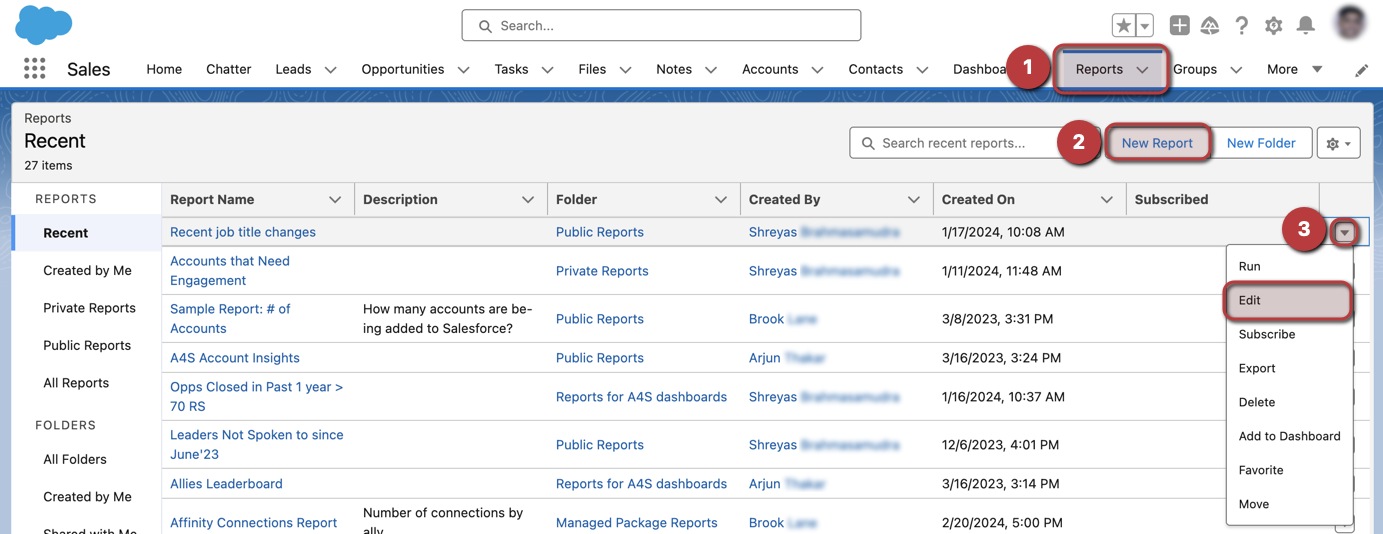 Affinity for Salesforce - How to create reports in Salesforce using Affinity Data