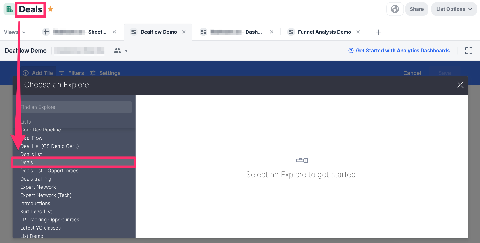How to set and track goals using Affinity Analytics