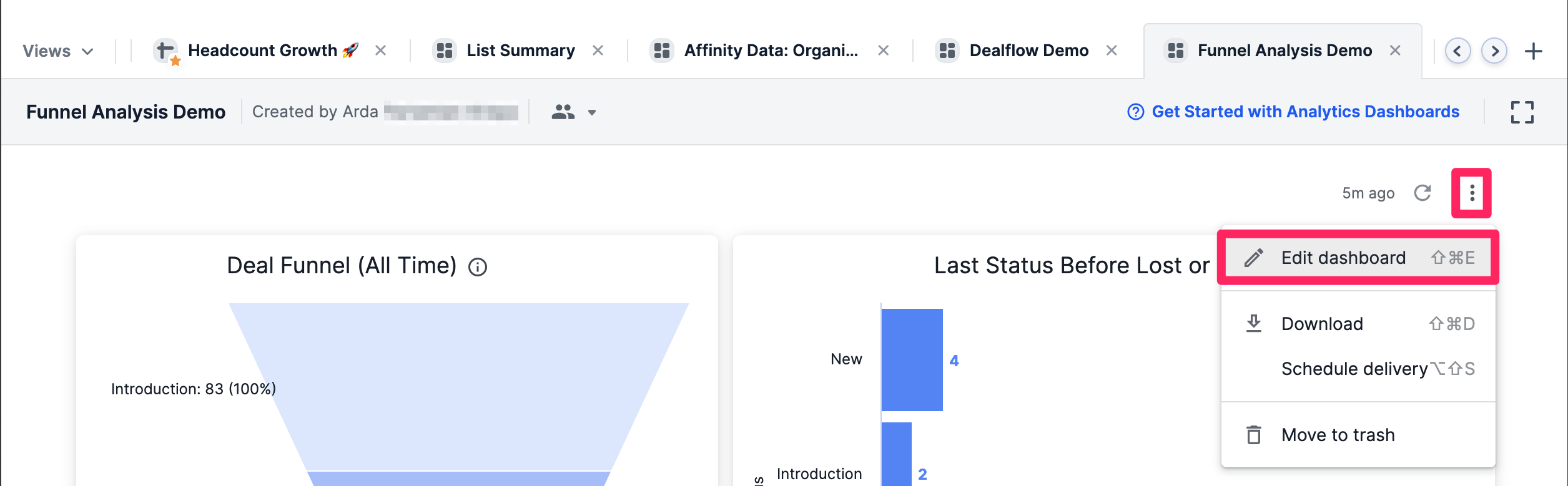 Affinity Analytics - Funnel Analysis Reports