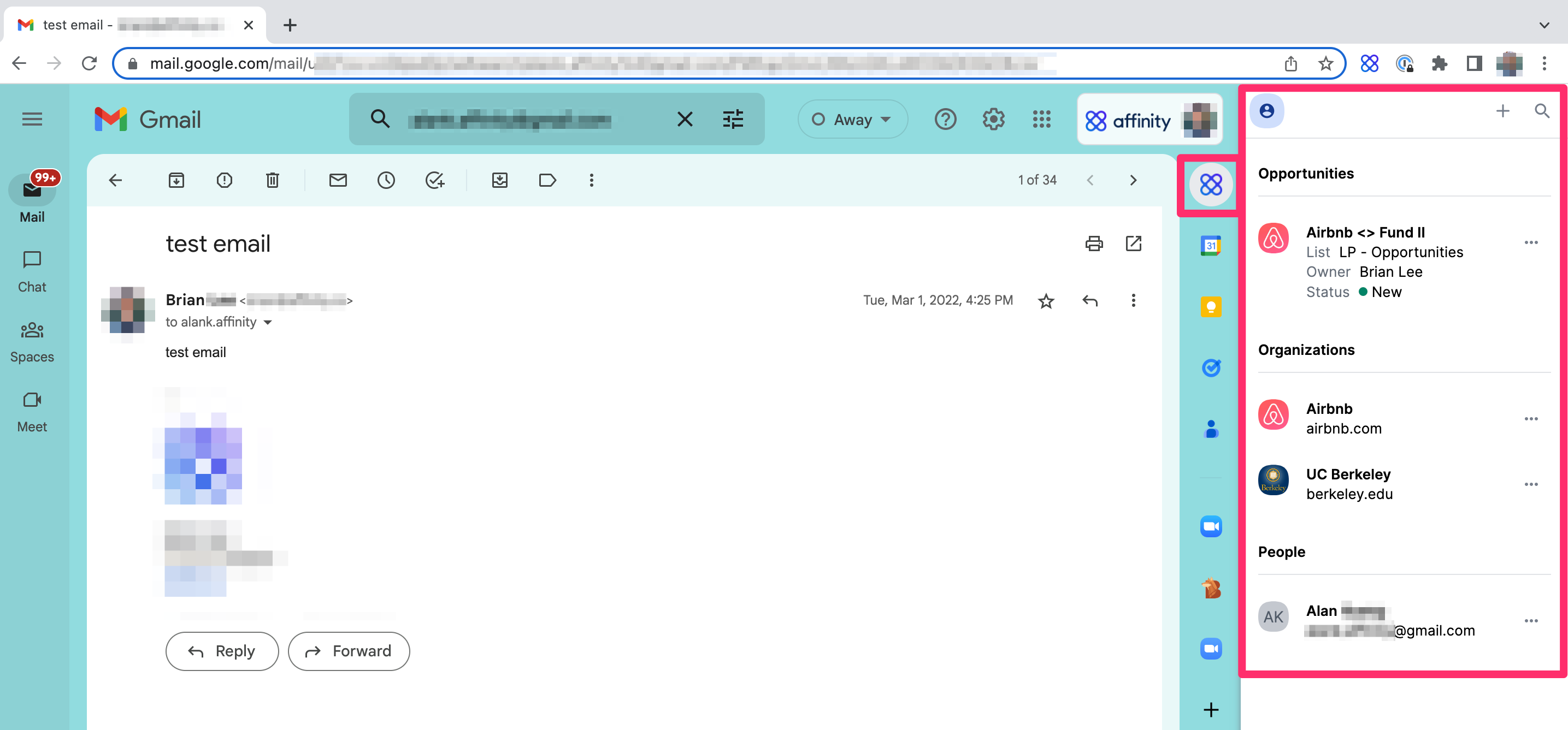 Affinity CRM and Affinity Alliances - How to use Affinity's Pathfinder Chrome Extension