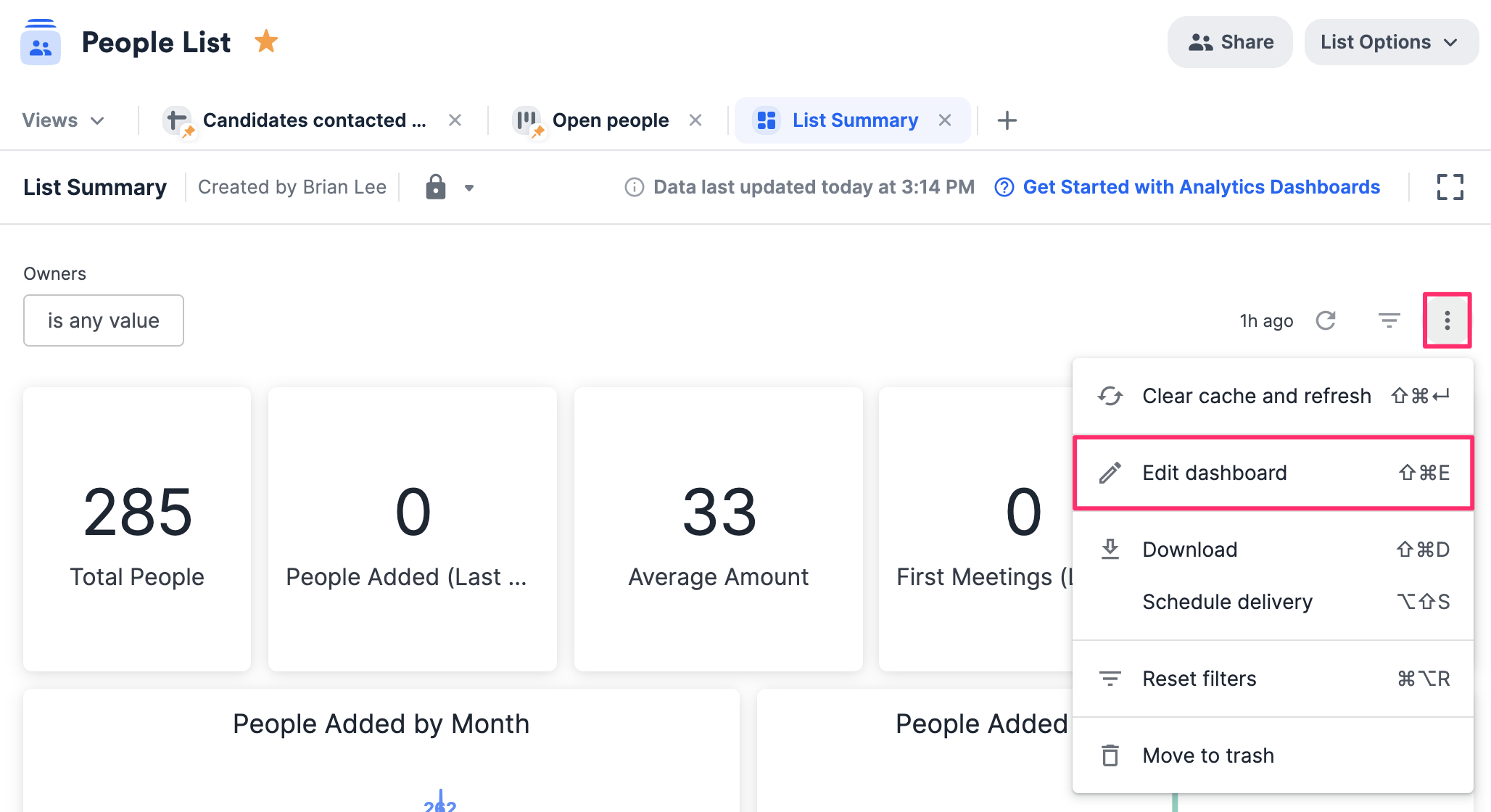 Getting started with Affinity Analytics