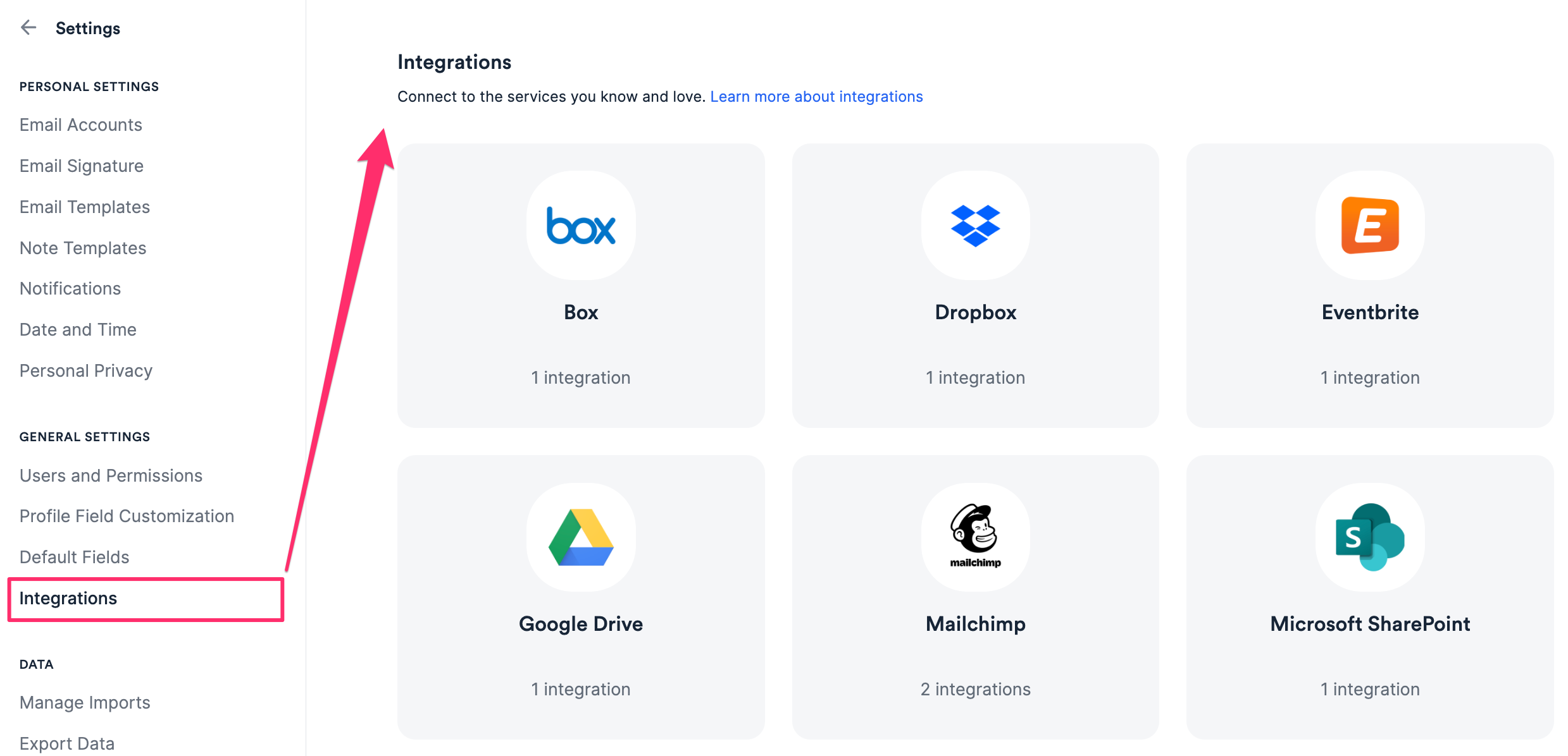 Getting started with native integrations in Affinity