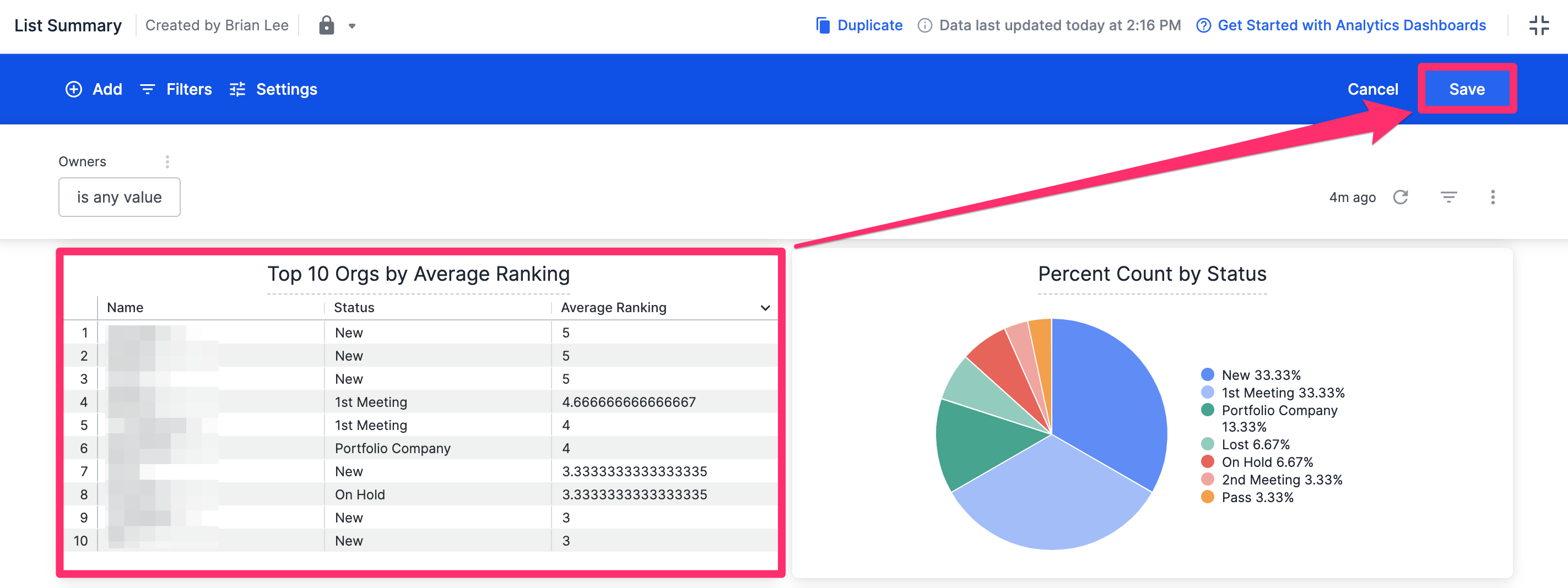 How to create list calculations using the formula field