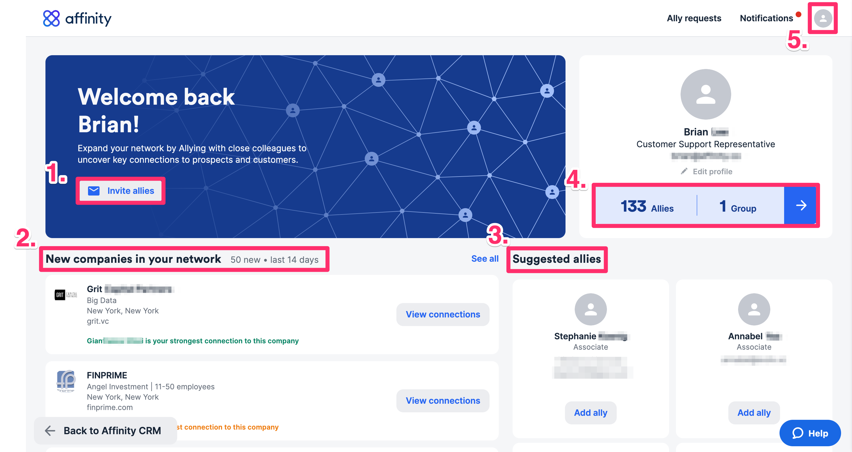 Getting started with Affinity Alliances