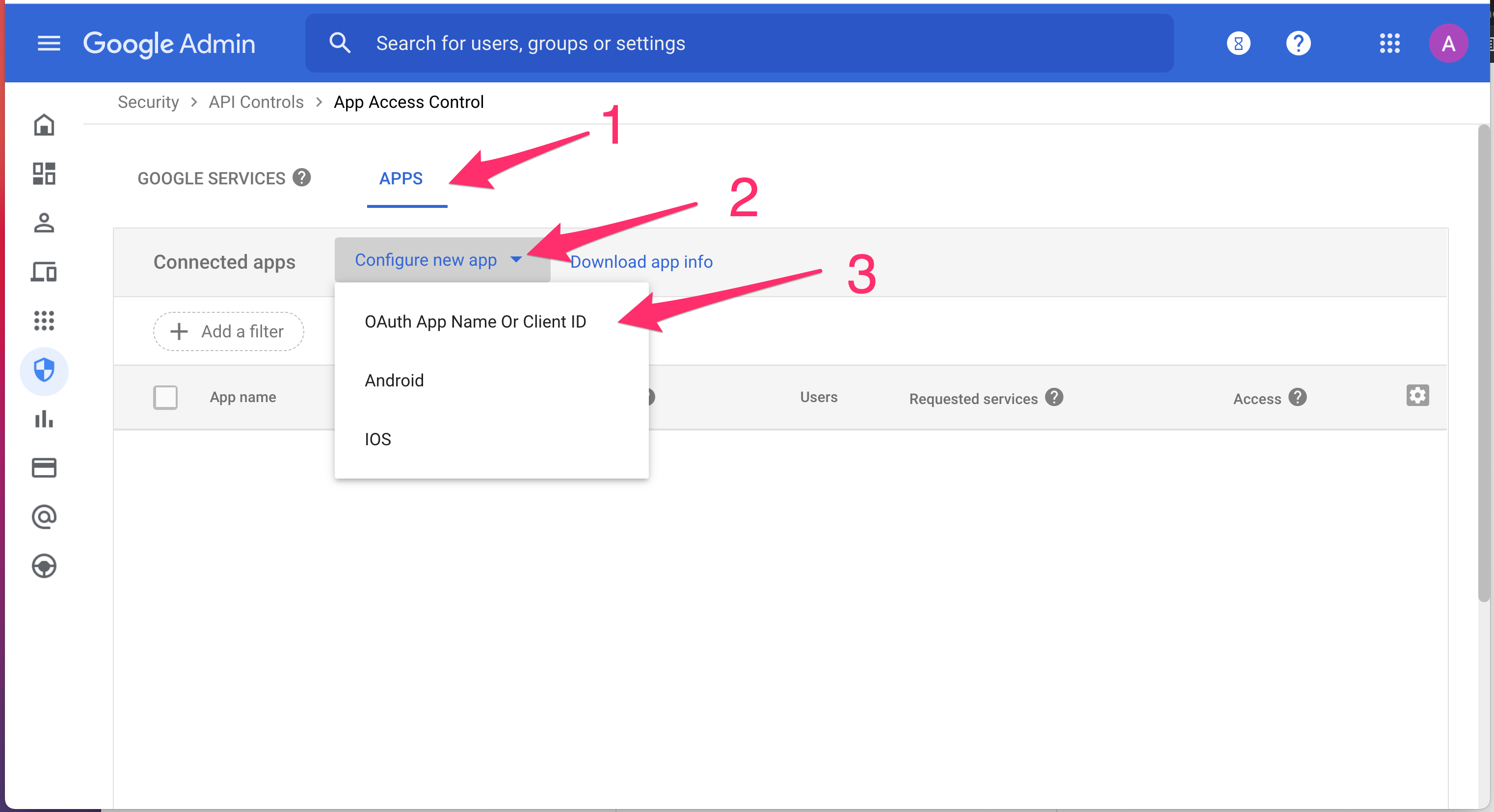 Google Error 400: Admin Policy Enforced