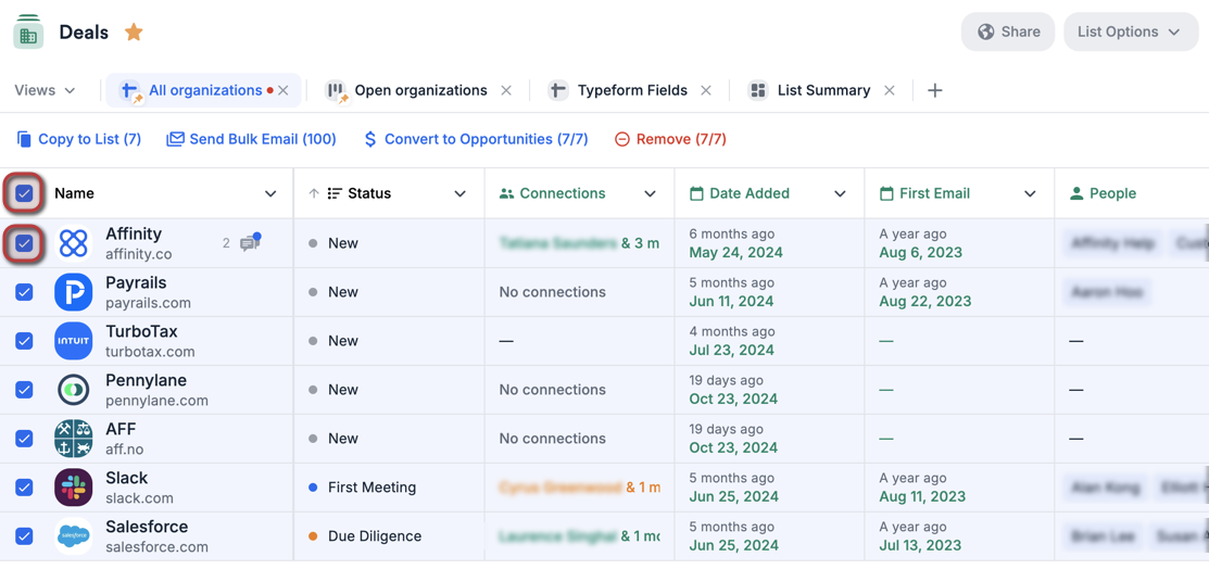 How to copy list entries from one list to another
