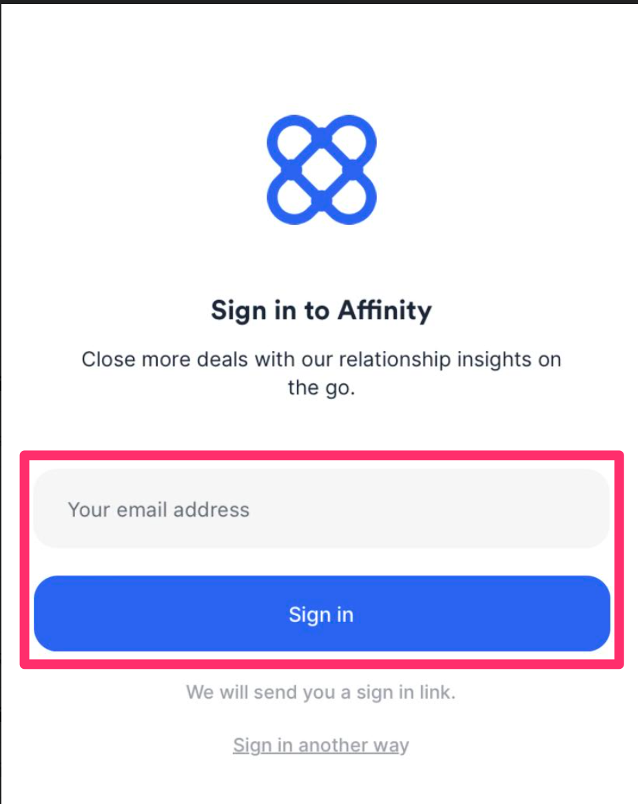How to download/sign into the Affinity Mobile App