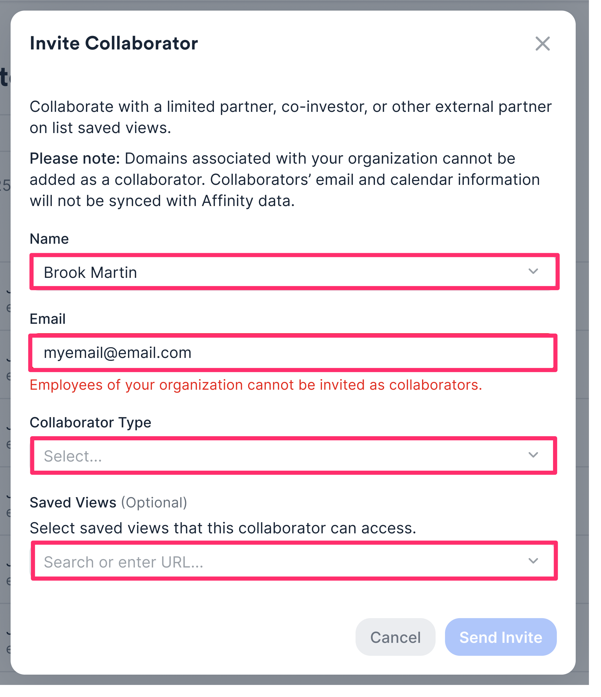 How to invite/manage Collaborators in Affinity