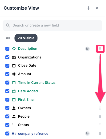 How to customize saved views in your lists