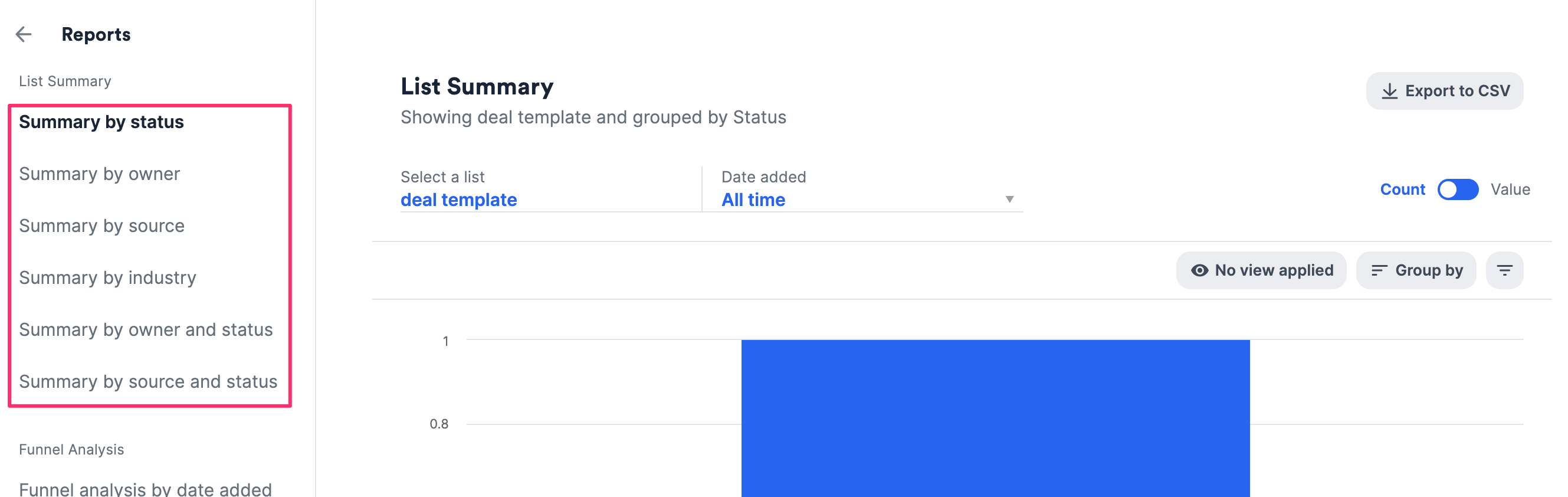 Getting started with Basic Reporting