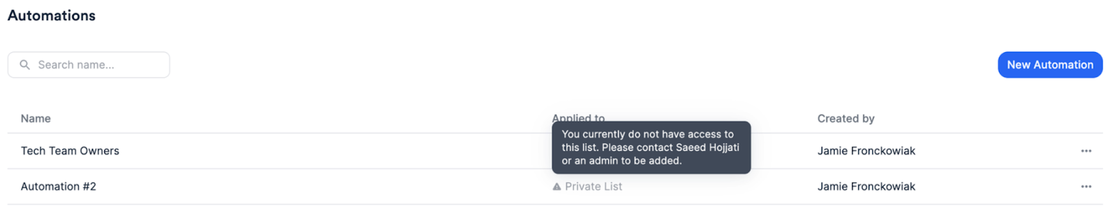 Getting started with automations in Affinity