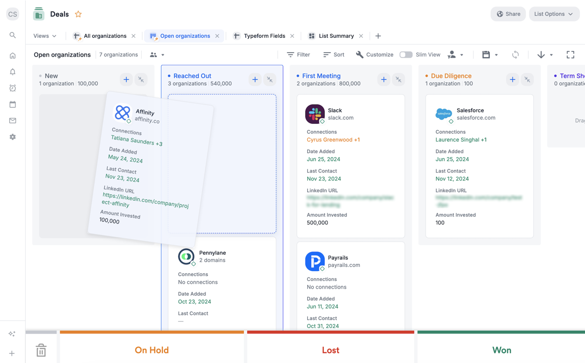 How to use board views in Affinity