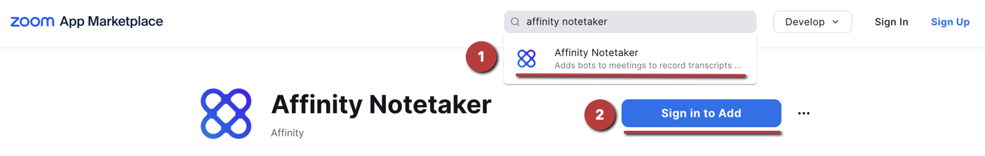 How to set up and use Affinity Notetaker