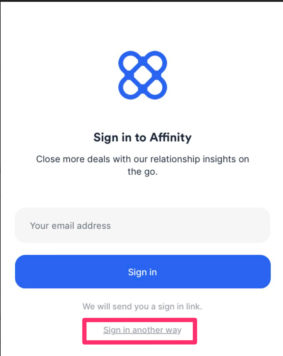 How to download/sign into the Affinity Mobile App